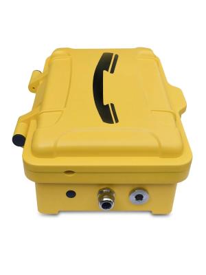 중국 강력한 소음 제거 기능이 있는 야외 산업용 전화기, 튼튼한 스테인리스 스틸 케이블 튜브 및 산업용 실리콘 키패드 판매용