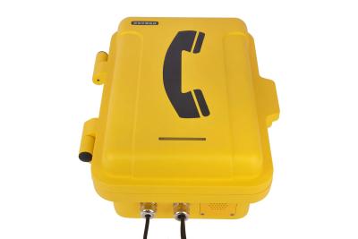 중국 90dB 부저가 있는 산업용 방수 전화기 SIP/아날로그 야외 인터콤 통화 스테이션 박스 판매용