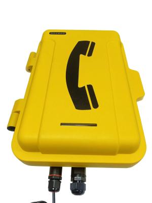 중국 90dB 부저가 있는 산업용 방수 전화기 SIP/아날로그 야외 인터콤 통화 스테이션 박스 판매용