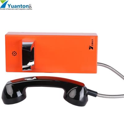 Le téléphone résistant de vandale de PETITE GORGÉE de secours de ligne directe a laminé à froid le corps en acier pour public/prison