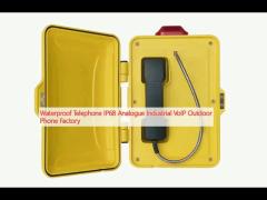 Telefono impermeabile IP68 analogo VoIP industriale Fabbrica di telefoni esterni