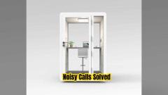 Clear Calls Acoustic Booth Soundproof Phone Booth