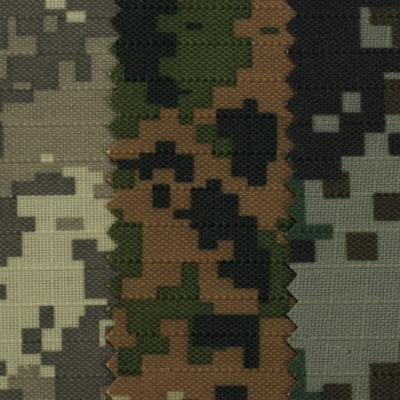 China Ripstop Camouflage PU Waterproof Oxford Fabric For Backpack Outdoor Product for sale
