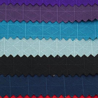 China Diamond Lattice Pattern Nylon Oxford-Doek100% Polyamide Ripstop Te koop