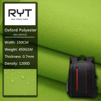 China La tela 100% del PVC del poliéster de la mochila 1200D del equipaje para las materias textiles se divierte el producto en venta