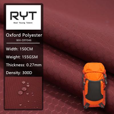 China material impermeável customizável da tela 300D durável para sapatas dos sacos e o produto exterior for sale