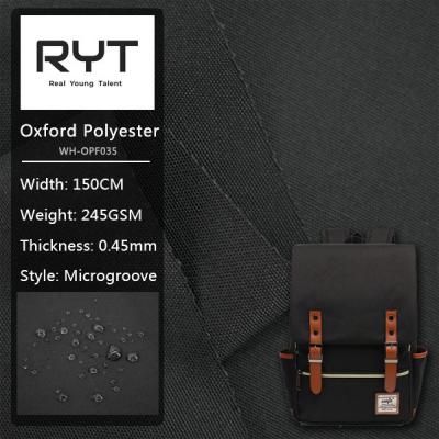 China Van de de Polyesterstof van Pu het Waterdichte Oxford Geweven Textielproduct Industrie Te koop