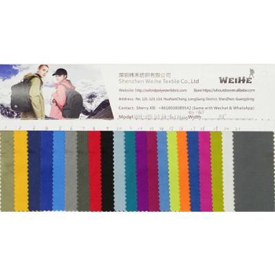 Cina Colore su ordinazione durevole di nylon impermeabile del tessuto 142 GSM di 100% per lo zaino in vendita