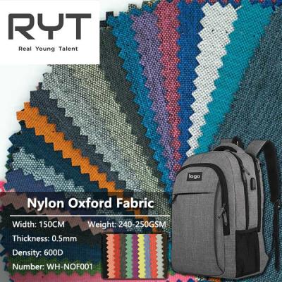 China Het Pu Geweven Geverfte Nylon Van kationen van de Polyester Waterdichte Duurzame Stof 100% voor Rugzak for sale