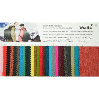 Cina Superficie normale Oxford del poliestere dell'unità di elaborazione del tessuto di colore impermeabile del doppio in vendita