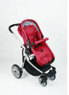 China Van de de Legeringsluxe van het hoog-afwerkingsaluminium de Babywandelwagens, Babykarretje met de polyester van de Regendekking 300D Te koop