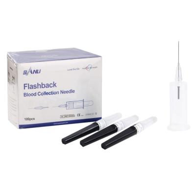 China Sterile Medical Flashback Blood Sampling Collection Needle Taking Venous Blood Sample for sale