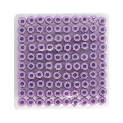 中国 エチレンジアミン四酢酸K2 /K3のマイクロ エチレンジアミン四酢酸の管0.2mlの毛管紫色の管 販売のため