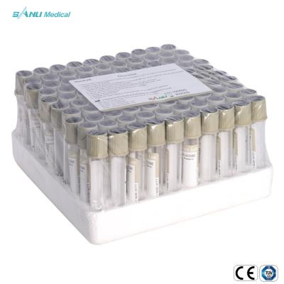 Cina Metropolitana del fluoruro di sodio dei tubi della raccolta del sangue di vuoto di SANLI 4ml per glucosio in vendita