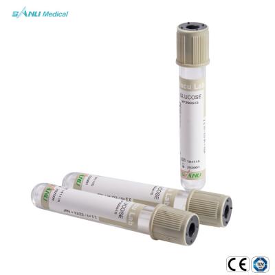 Cina Metropolitana del fluoruro di sodio dei tubi della raccolta del sangue di vuoto di SANLI 4ml per glucosio in vendita
