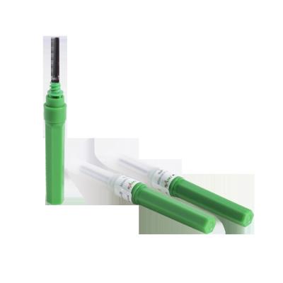 Cina L'ossido di etilene verde a 1 pollici degli aghi 21G della raccolta del campione di sangue di vuoto ha sterilizzato in vendita