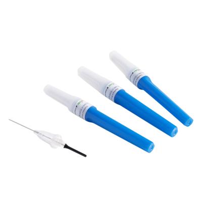 Cina Vuoto 23G degli aghi della raccolta del sangue di ritorno di fiamma colore del blu di 0.6x19mm di 3/4