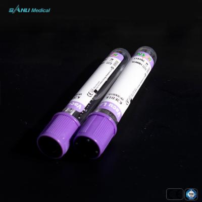 Cina Cima di vetro della lavanda 6ml dei tubi 16x100mm della raccolta del sangue degli ED K3 in vendita