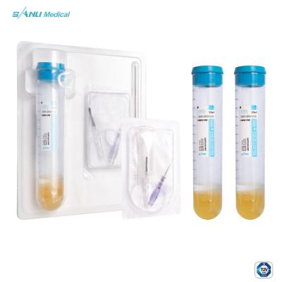 China Reduce Inflammation Platelet Rich Plasma Tube PET 50ml For OA Treatment for sale