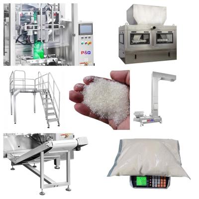 China 5KG White Automatic VFFS Packing Machine Weighing Filling Line for Granulated Sugar Bagging for sale