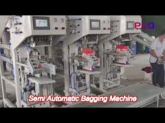 industrial semi automatic bagging machine valve bag filling system for powdered materials