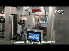 double head ss316l linear weighing machine for 25kg msg packaging