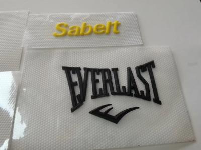 China 3D Printing Clothing Heat Transfer Garment Labels Silicone Embossing for sale