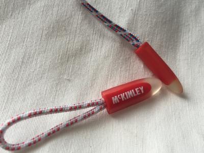 China Fancy Artwork Replacement Zipper Pull , Decorative Zipper Pulls With Cord for sale