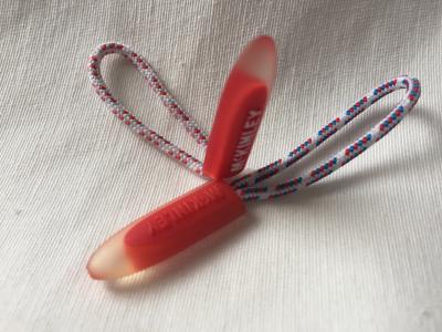 China Fancy Artwork Replacement Zipper Pull , Decorative Zipper Pulls With Cord for sale