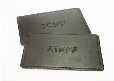 China Creative Decorative Clothing Patches , Pu / Synthetic Leather Patch For Clothes for sale