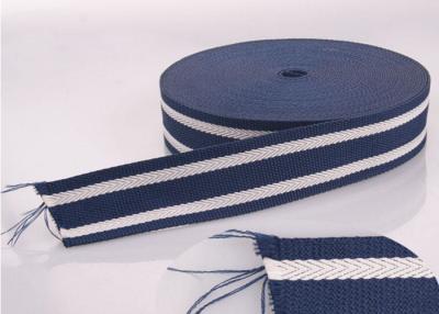 China Eco - Friendly Jacquard Elastic Band Polyester Webbing Tape For Luggage for sale