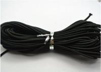 China Polyester Elastic Cord for Backpacks - 3000m MOQ, 5 Million Meter Monthly Capacity, Black & Multi-Color Options for sale