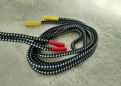 China Handmade Shiny Silicone Ending Rubber Zipper Puller With 3mm Polyester String for sale