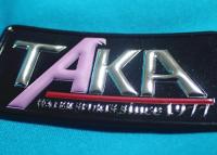 China Custom 3D TPU Heat Transfer Patch with Embossed Logo for Garment and Sportswear for sale