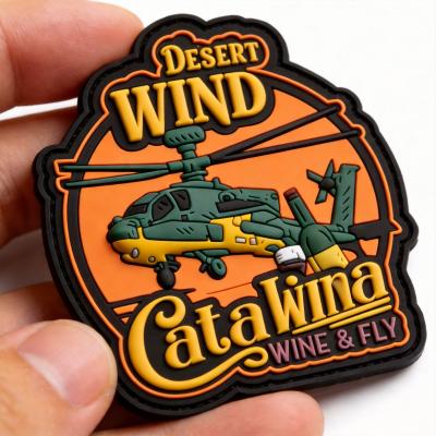 China Custom 3D High Frequency TPU Badges with Silicone Material and Personalized Logos for Durable Apparel and Clothing Patch Branding for sale