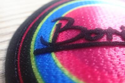 중국 3D Tatami Aaterial 의복 헝겊 조각, 헝겊 조각에 주문 무리를 짓는 로고 판매용