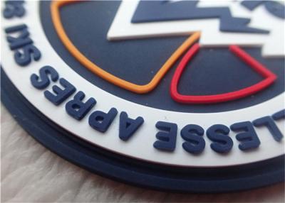 China Professional Custom Round Silicon Patches For Clothing Eco - Friendly for sale