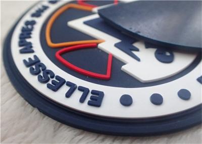 China Professional Custom Round Silicon Patches For Clothing Eco - Friendly for sale