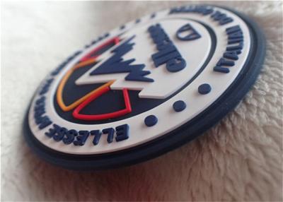 China Professional Custom Round Silicon Patches For Clothing Eco - Friendly for sale