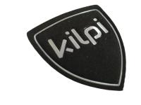 China Metallic Embossed Silicone Rubber Fabric Patch Custom Logo Eco-Friendly 3D Heat Transfer for sale
