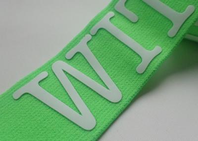 China Customized Colored Logo Printing Manufacturers Elastic Book Band Jacquard Elastic for sale