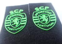 China Custom Embossed Rubber Patches with Felt Backing for Clothing 500 PCS MOQ for sale