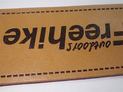 China Custom Embossed Leather Patches For Jeans And Bags for sale