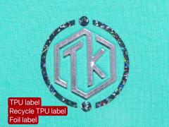 Logotipo feito sob encomenda gravado metálico Eco do remendo da tela da borracha de silicone - amigável