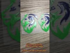 Custom 3D Silicone Raised Heat Transfer Logo Decals