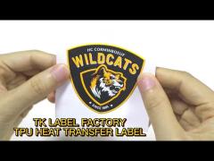 Holograma Rainbow TPU Etiqueta de transferência de calor OEM personalizado para vestuário
