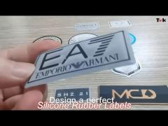 custom wholesale silicone badges - cartoon animal/brand logo patches for garment backpack hat