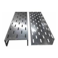 China Galvanized Steel Perforated Cable Tray 200mm to 800mm Width Cable Ladder System for sale