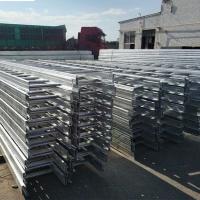 China Galvanized Steel Perforated Cable Tray 200mm to 800mm Width Cable Ladder System for sale