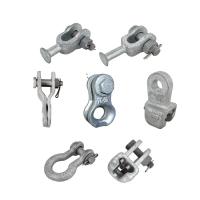 China Hot Dip Galvanized Steel Ball Eye Socket Clevis Power Fittings 16-24kN Overhead Line Hardware for sale